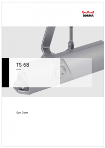 DORMA TS68 door closer - Jecom (Singapore) Pte Ltd
